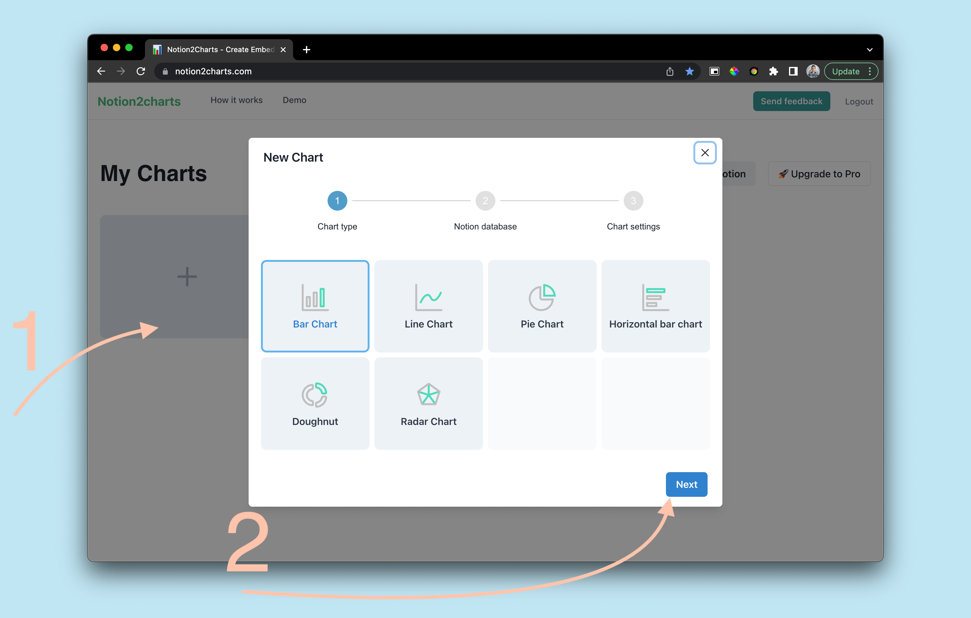 How To Create Graphs From Your Notion Tables Without Coding